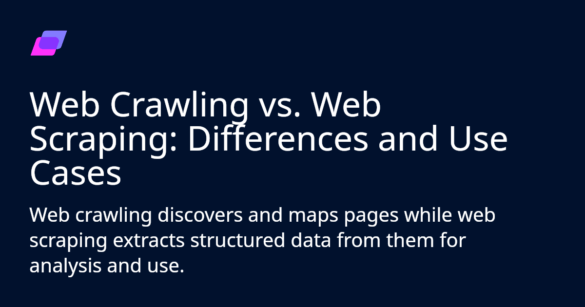 Web Crawling vs. Web Scraping: Differences and Use Cases | Anonymous ...