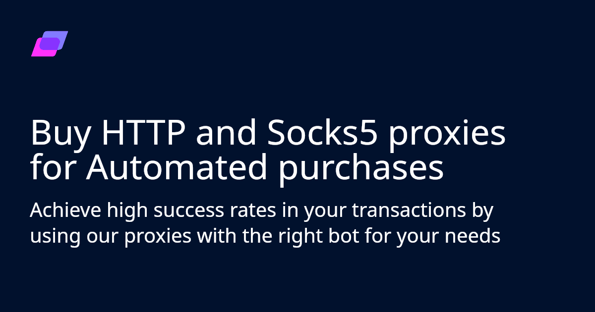 Buy HTTP and Socks5 proxies for Automated purchases | Anonymous Proxies Buy HTTP and Socks5 proxies for Automated purchases | Anonymous Proxies